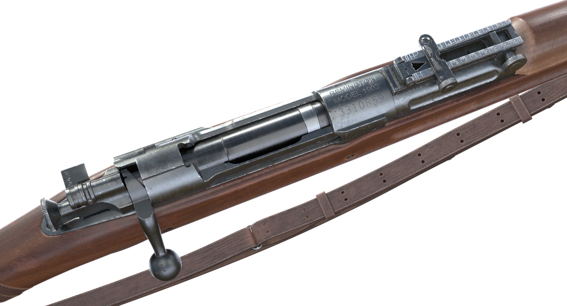 3D M1903 Rifle Model - TurboSquid 1420845