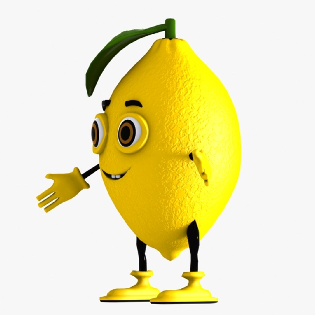 3d Model Lemon Character