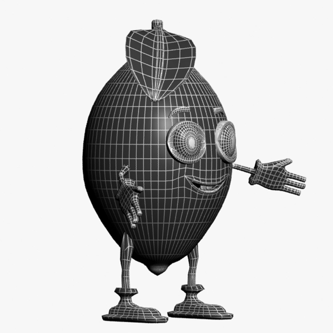 3d Model Lemon Character