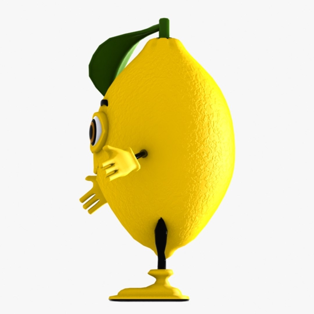 3d Model Lemon Character