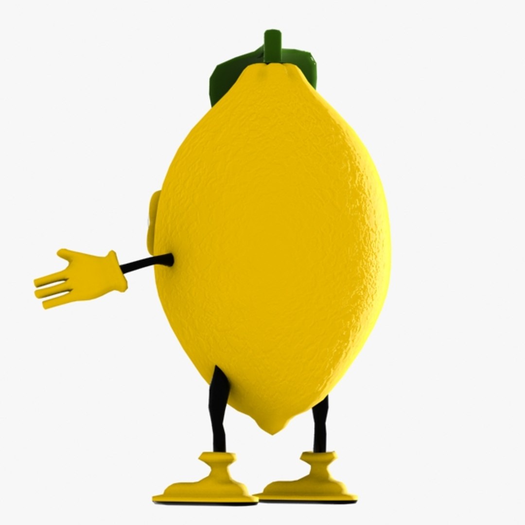 3d Model Lemon Character