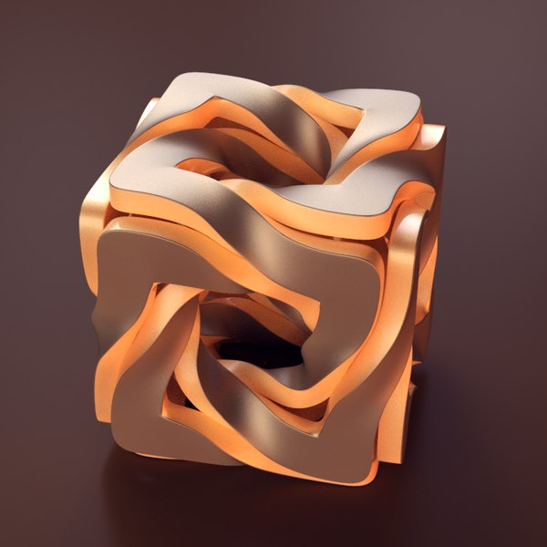 Cube twiste 3D - TurboSquid 1518823