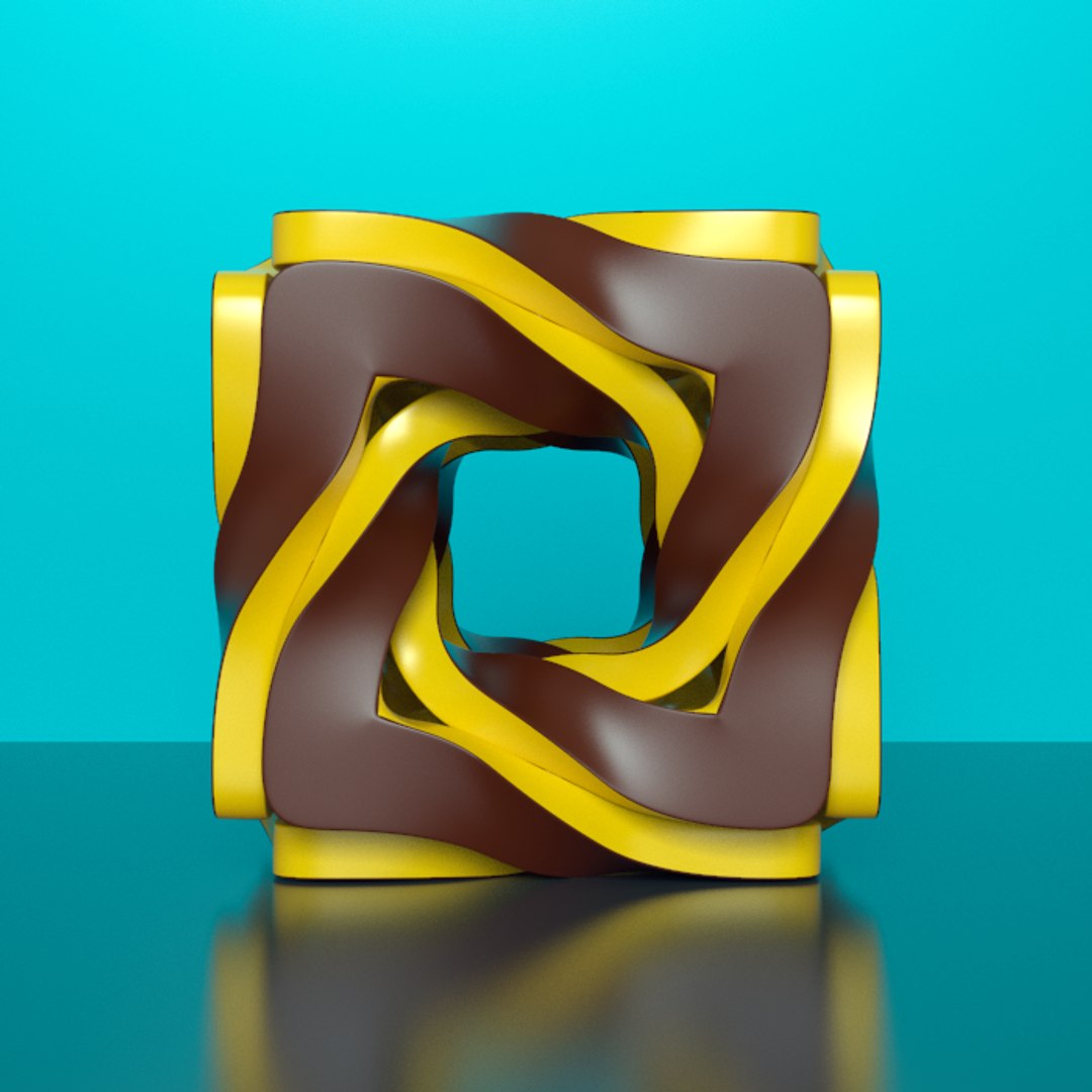 Cube Twiste 3D - TurboSquid 1518823
