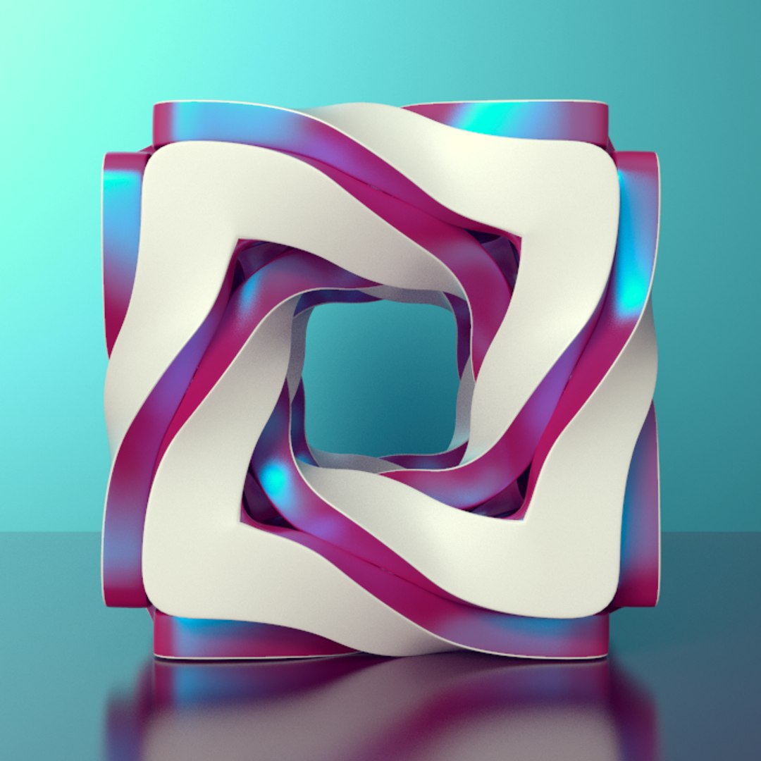 Cube Twiste 3D - TurboSquid 1518823
