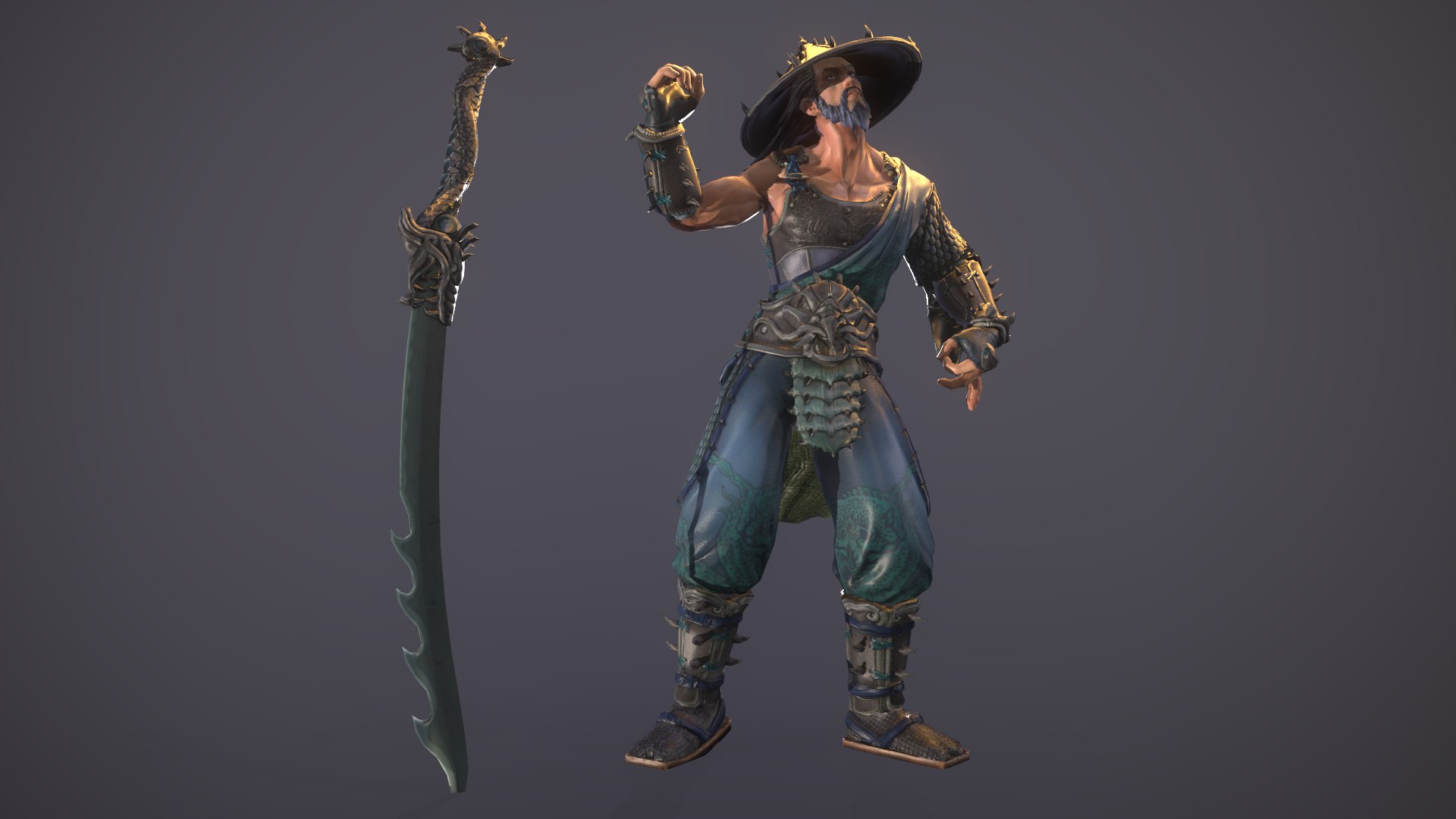 3D Armored Male Ninja Model - TurboSquid 1983251