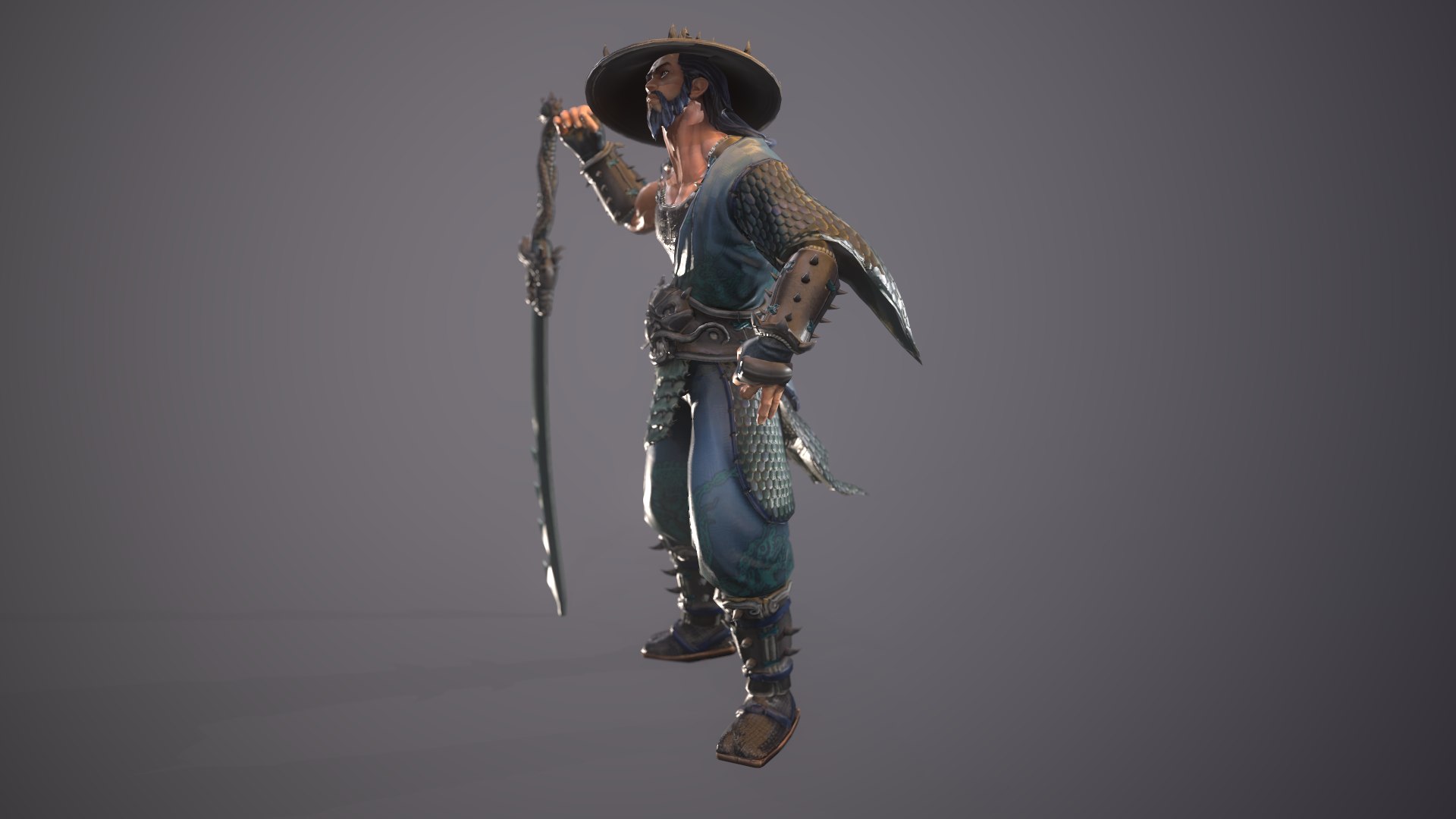 3D Armored Male Ninja Model - TurboSquid 1983251