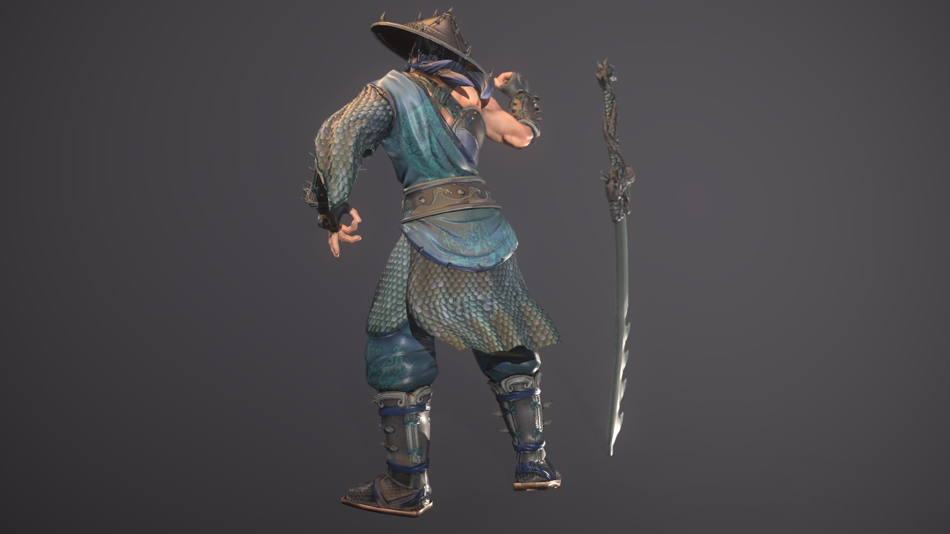 3D Armored Male Ninja Model - TurboSquid 1983251