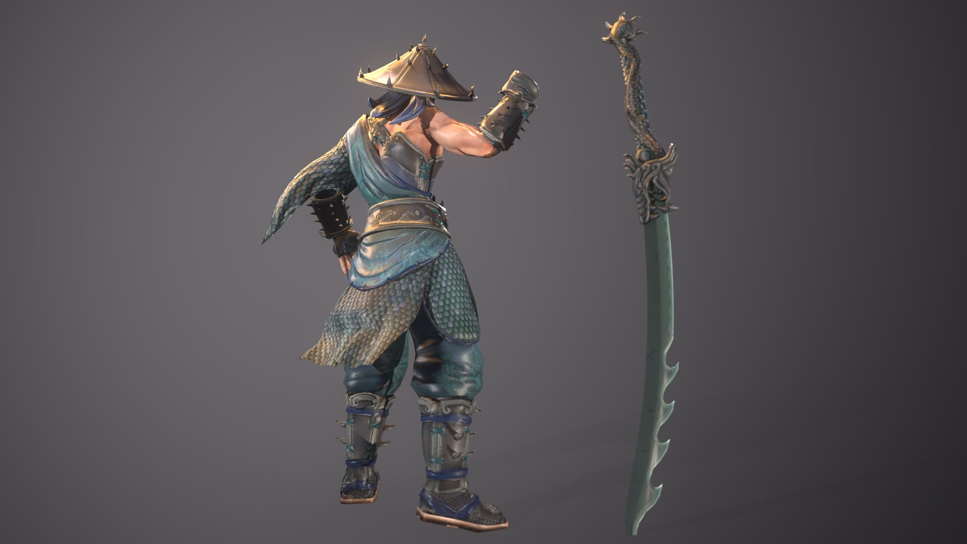 3D Armored Male Ninja Model - TurboSquid 1983251