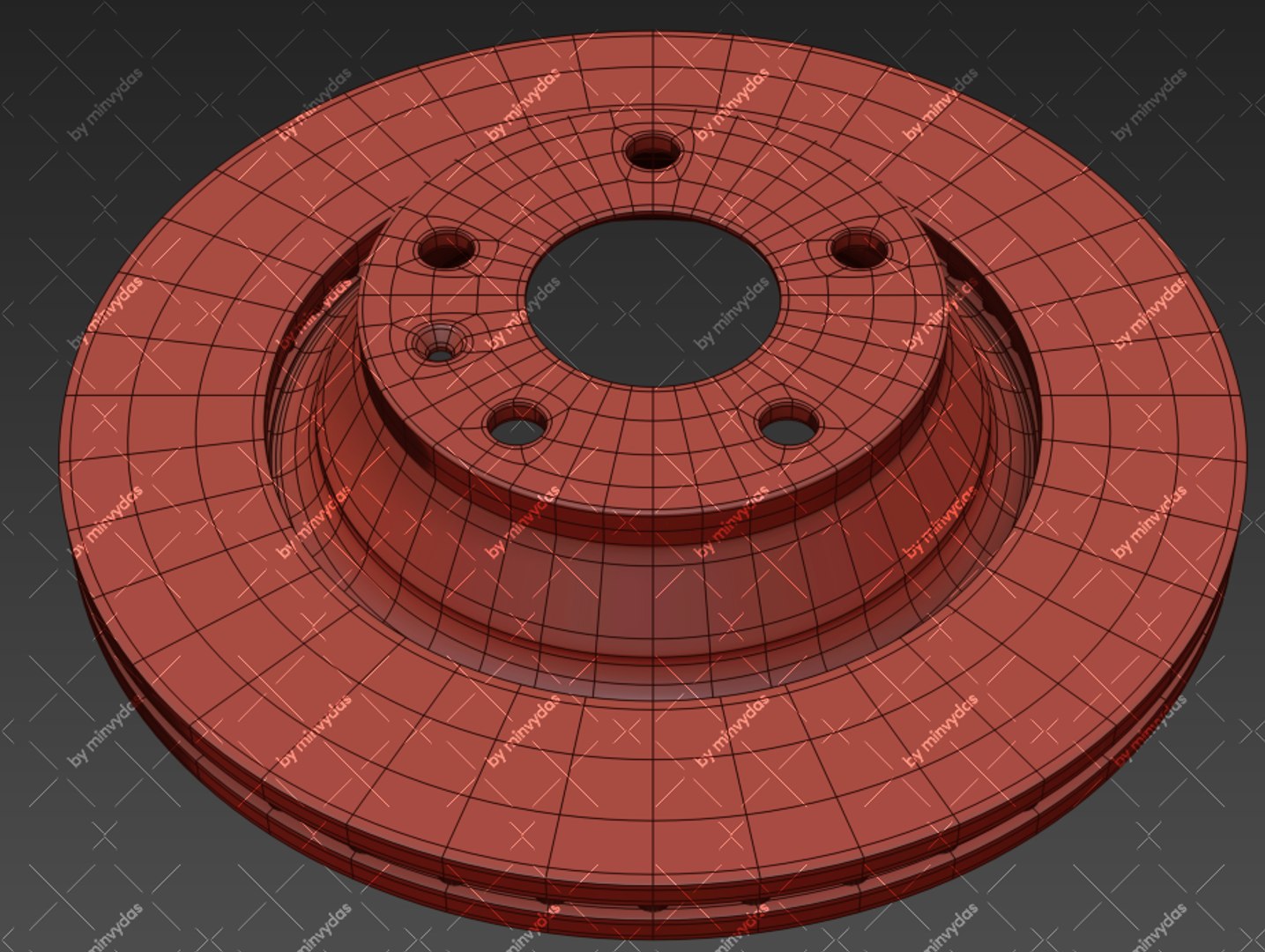 3d model brake disk