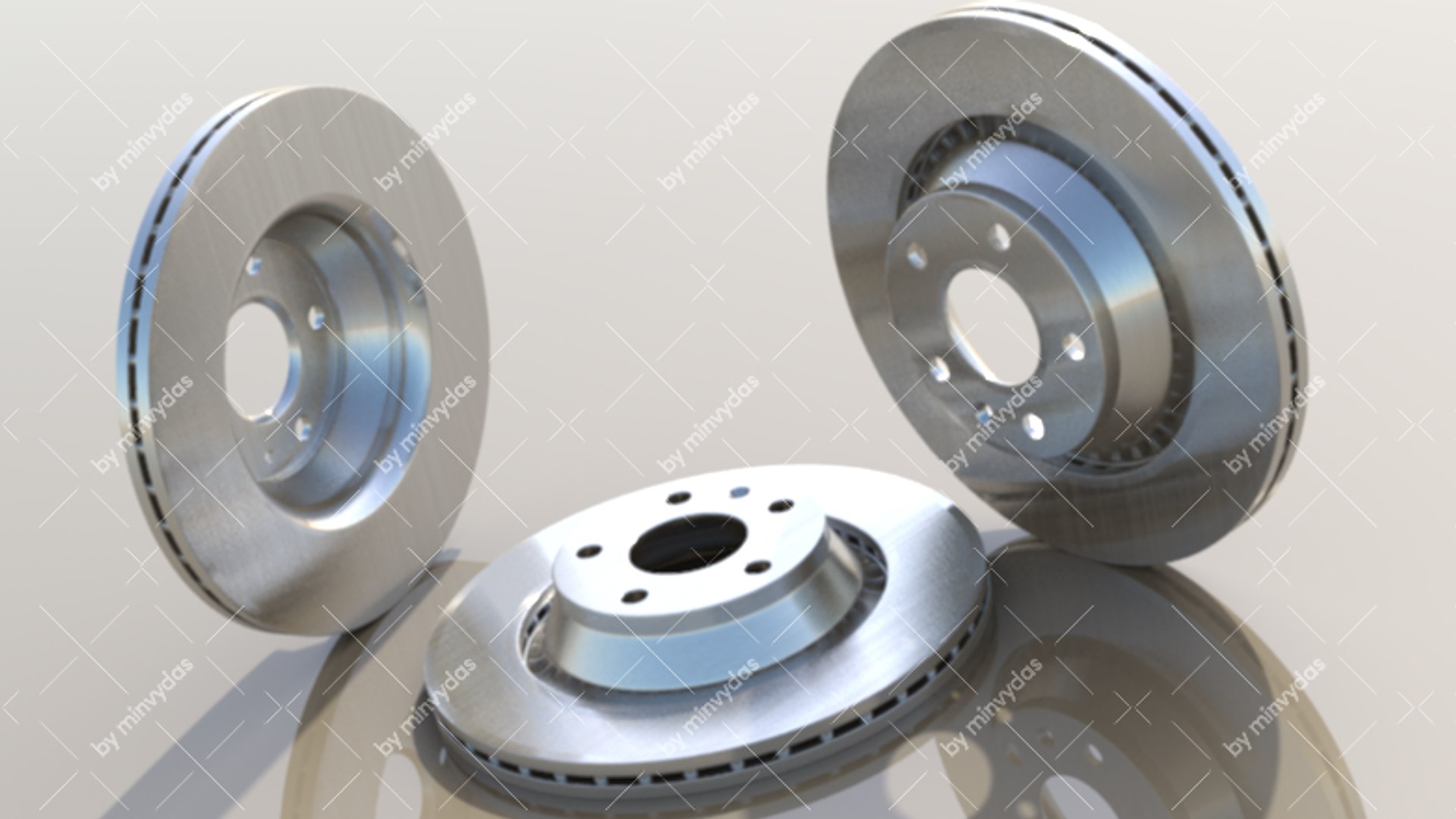 3d model brake disk