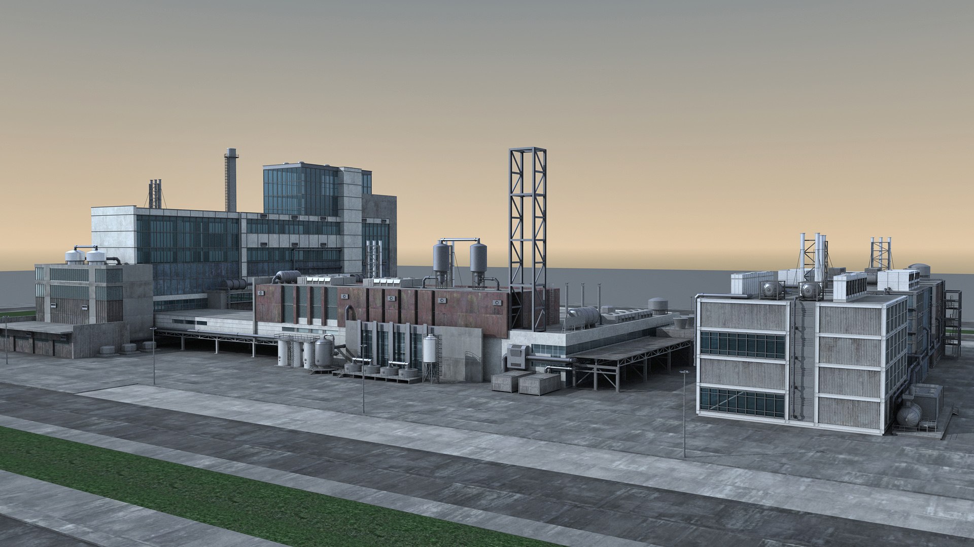 3D Model Industrial Scene - TurboSquid 1689455