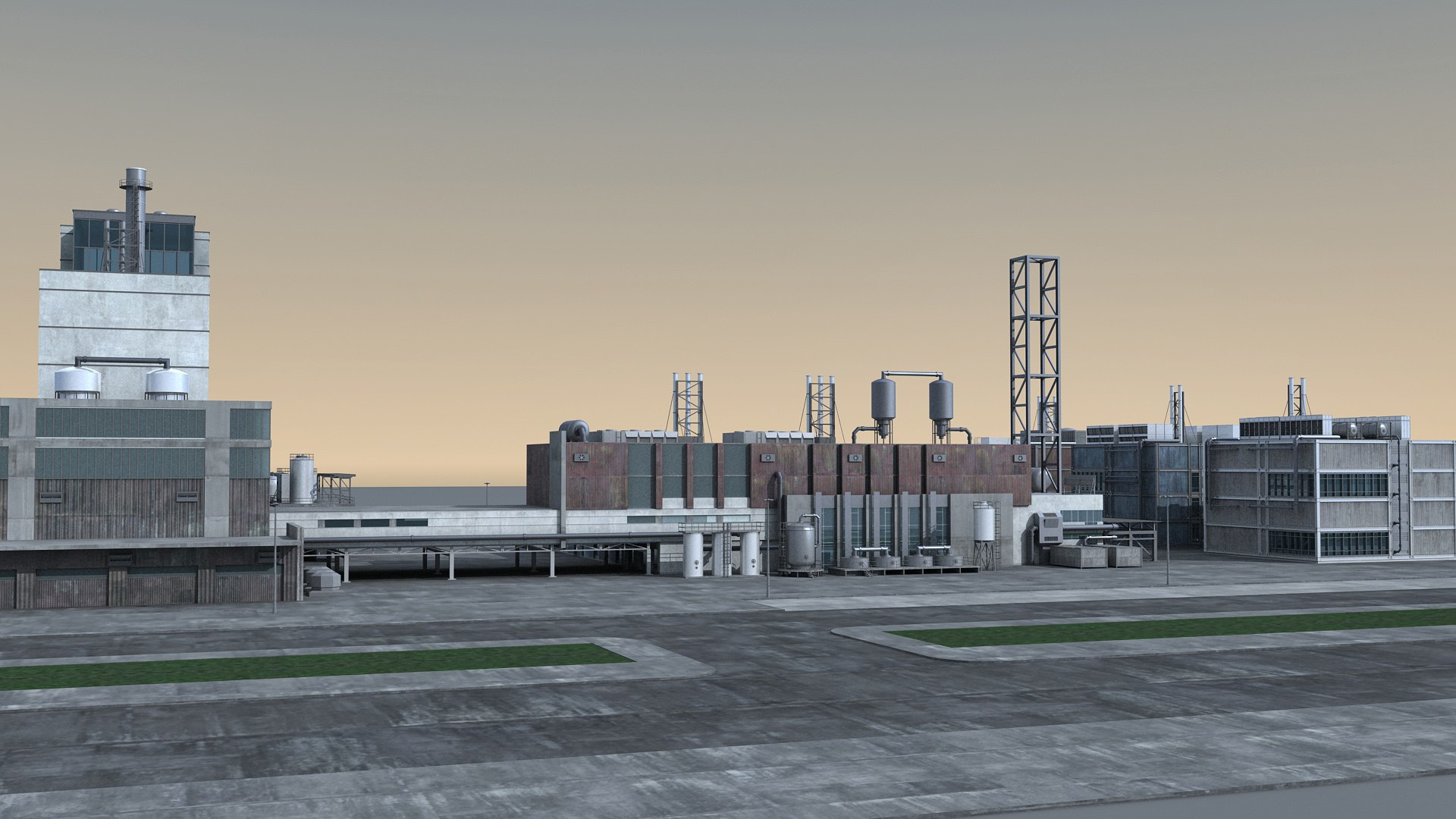 3D Model Industrial Scene - TurboSquid 1689455