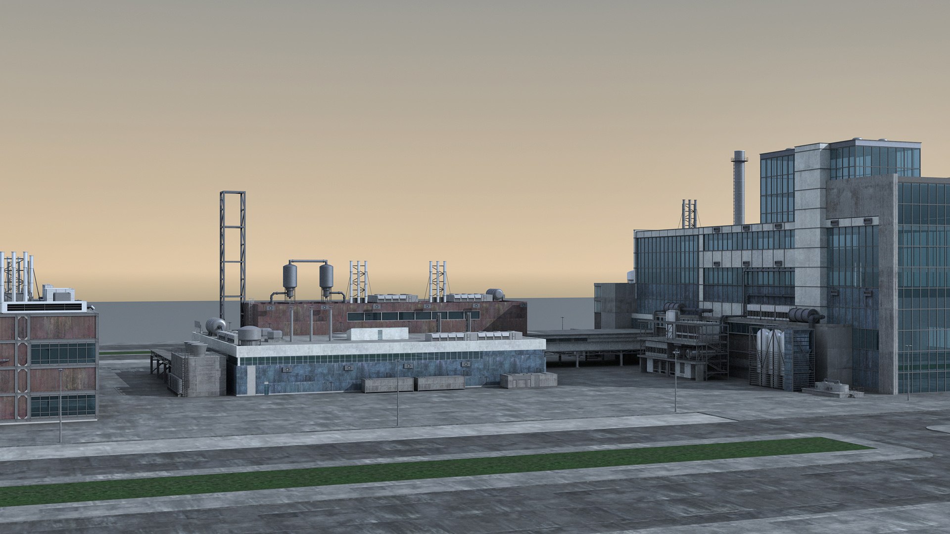 3D Model Industrial Scene - TurboSquid 1689455