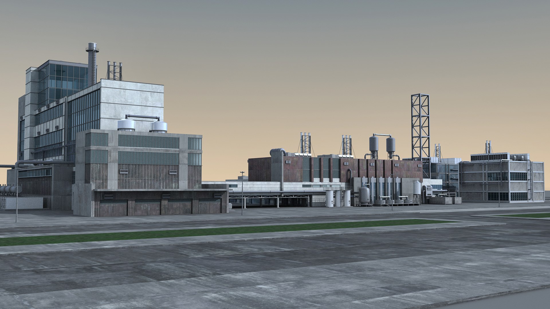 3D Model Industrial Scene - TurboSquid 1689455