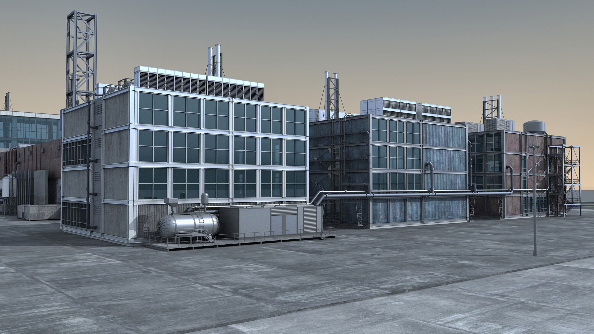 3D Model Industrial Scene - TurboSquid 1689455