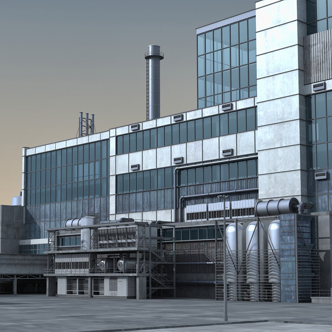 3D model industrial scene - TurboSquid 1689455