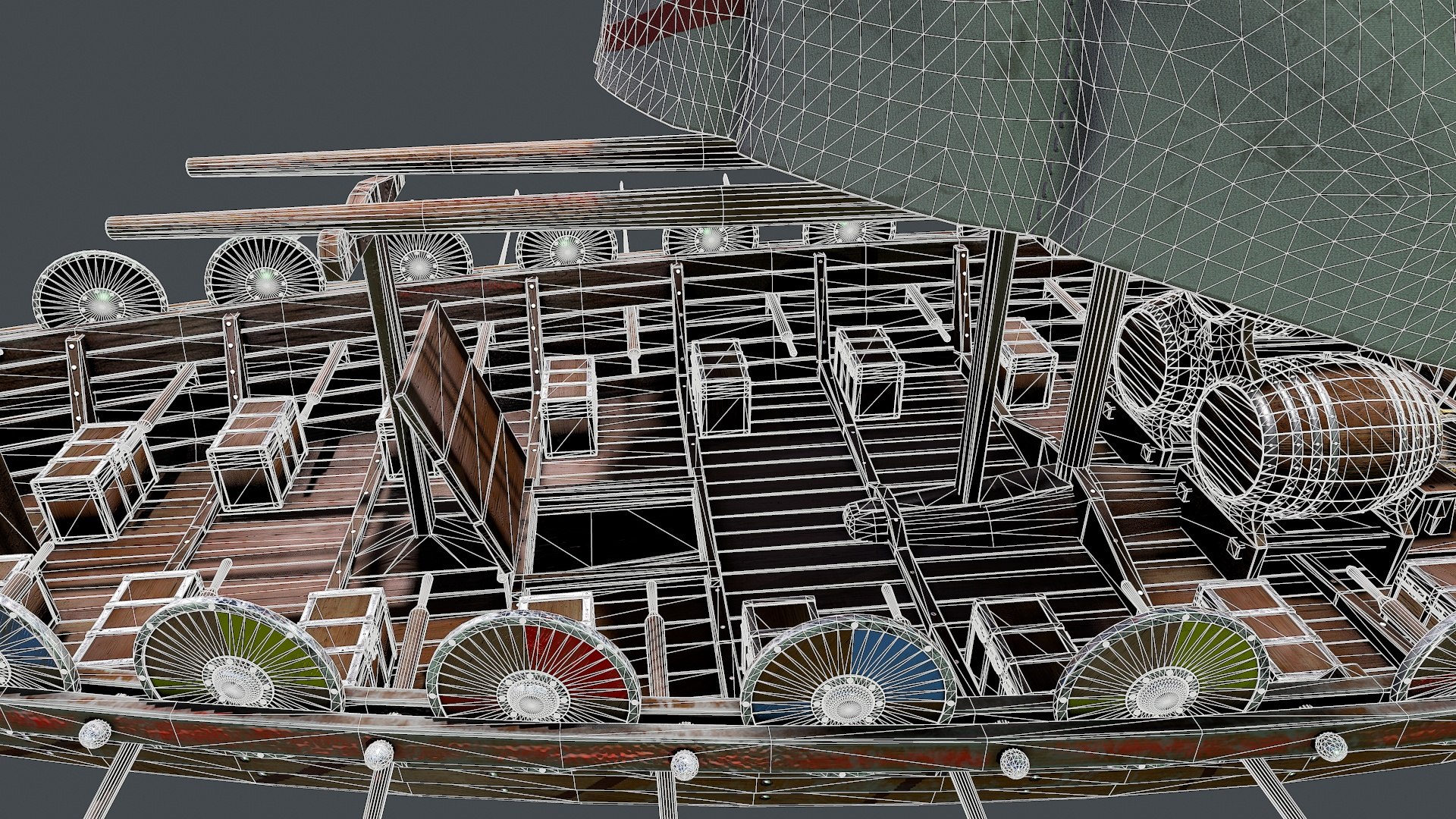 Viking drakkar model - TurboSquid 1670148