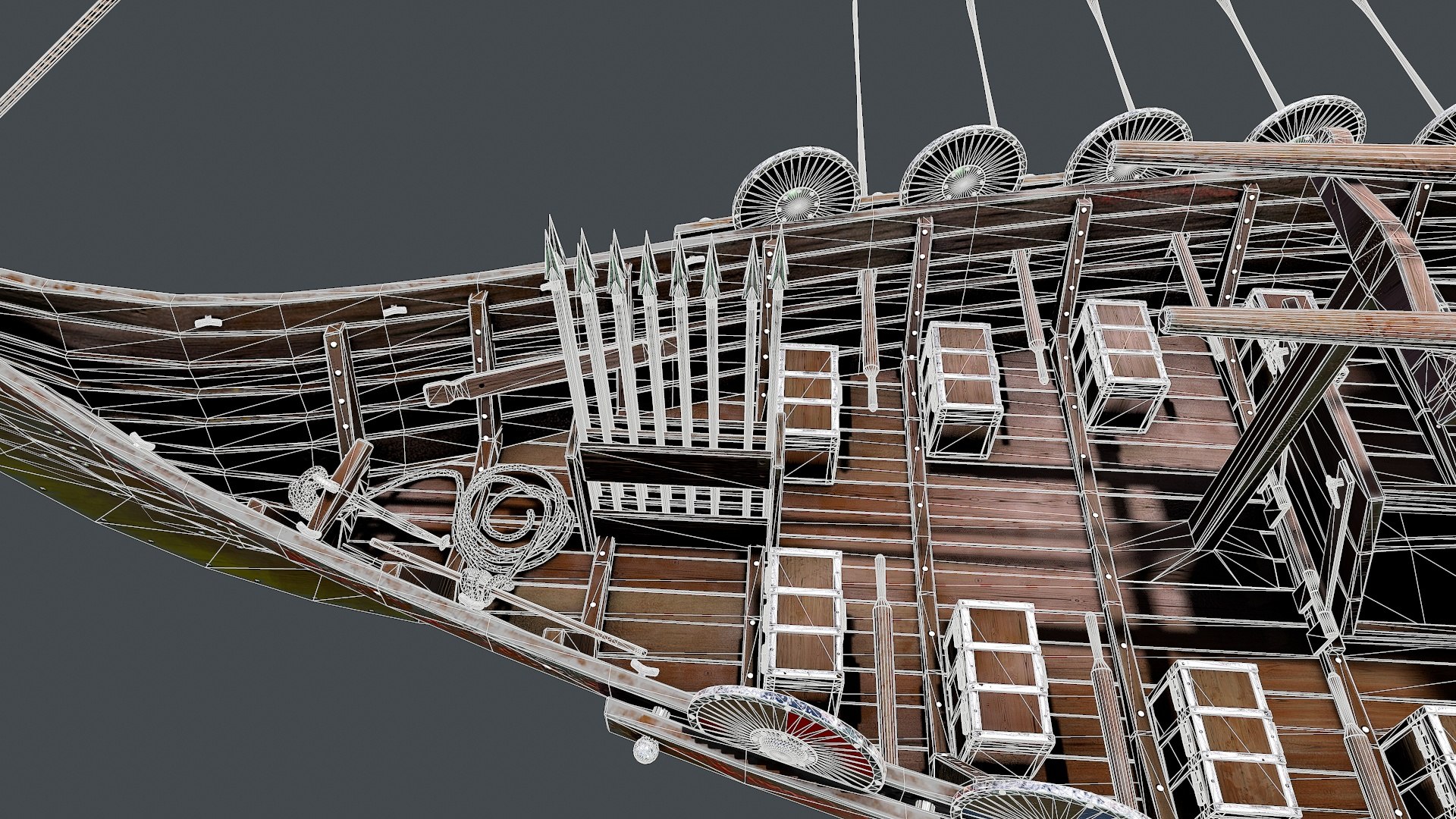 Viking drakkar model - TurboSquid 1670148