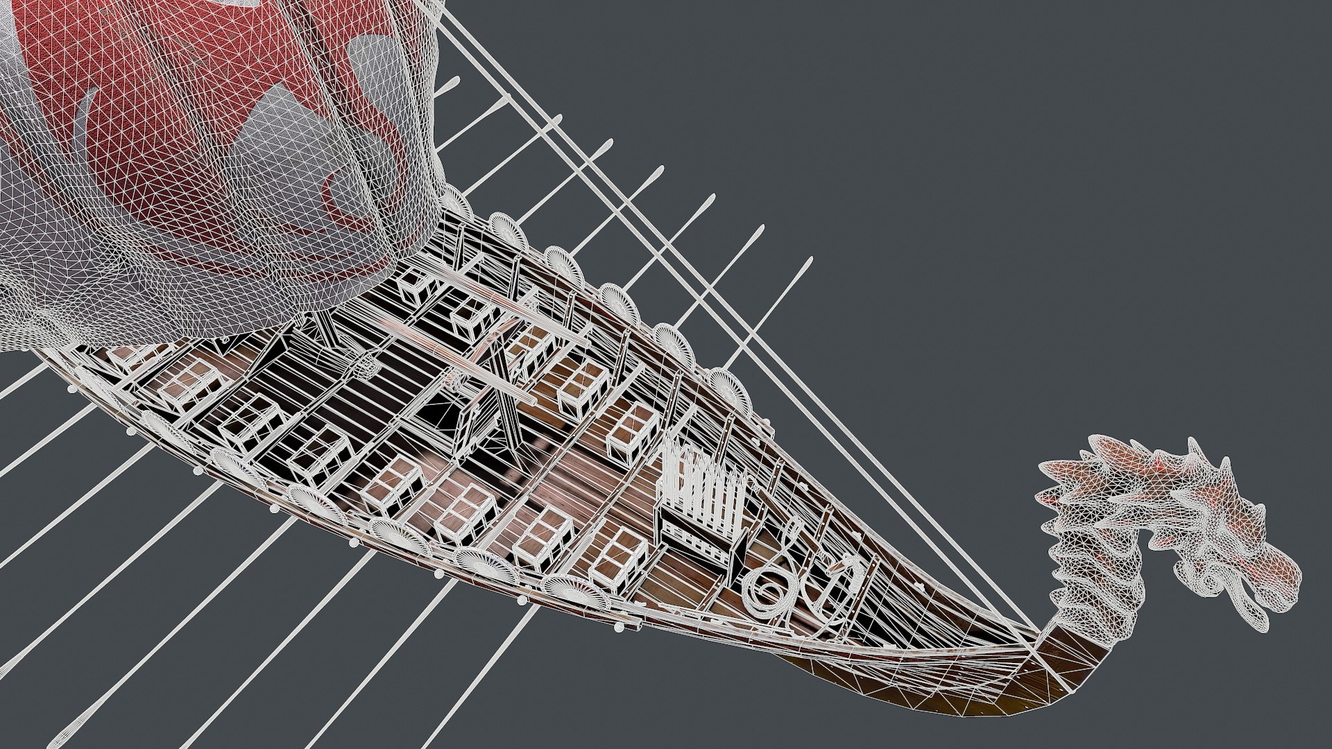 Viking drakkar model - TurboSquid 1670148