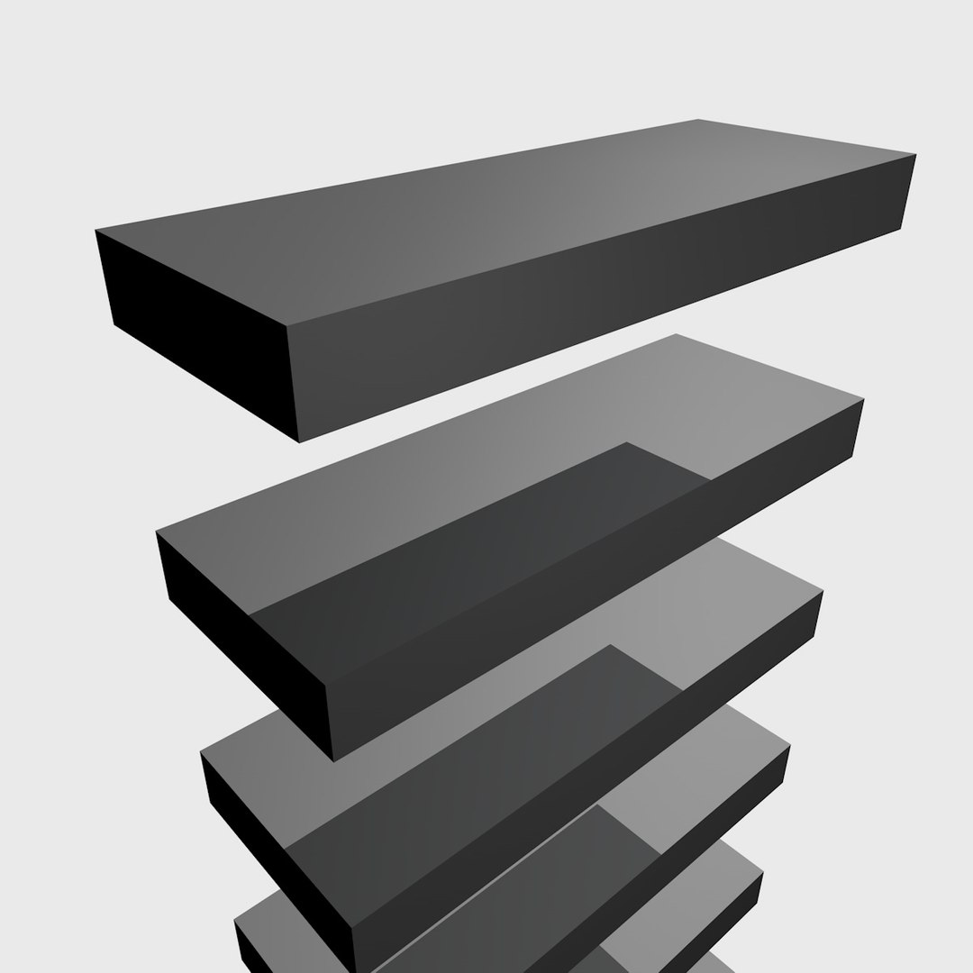 Free Floating Shelves 3D Model - TurboSquid 1270345