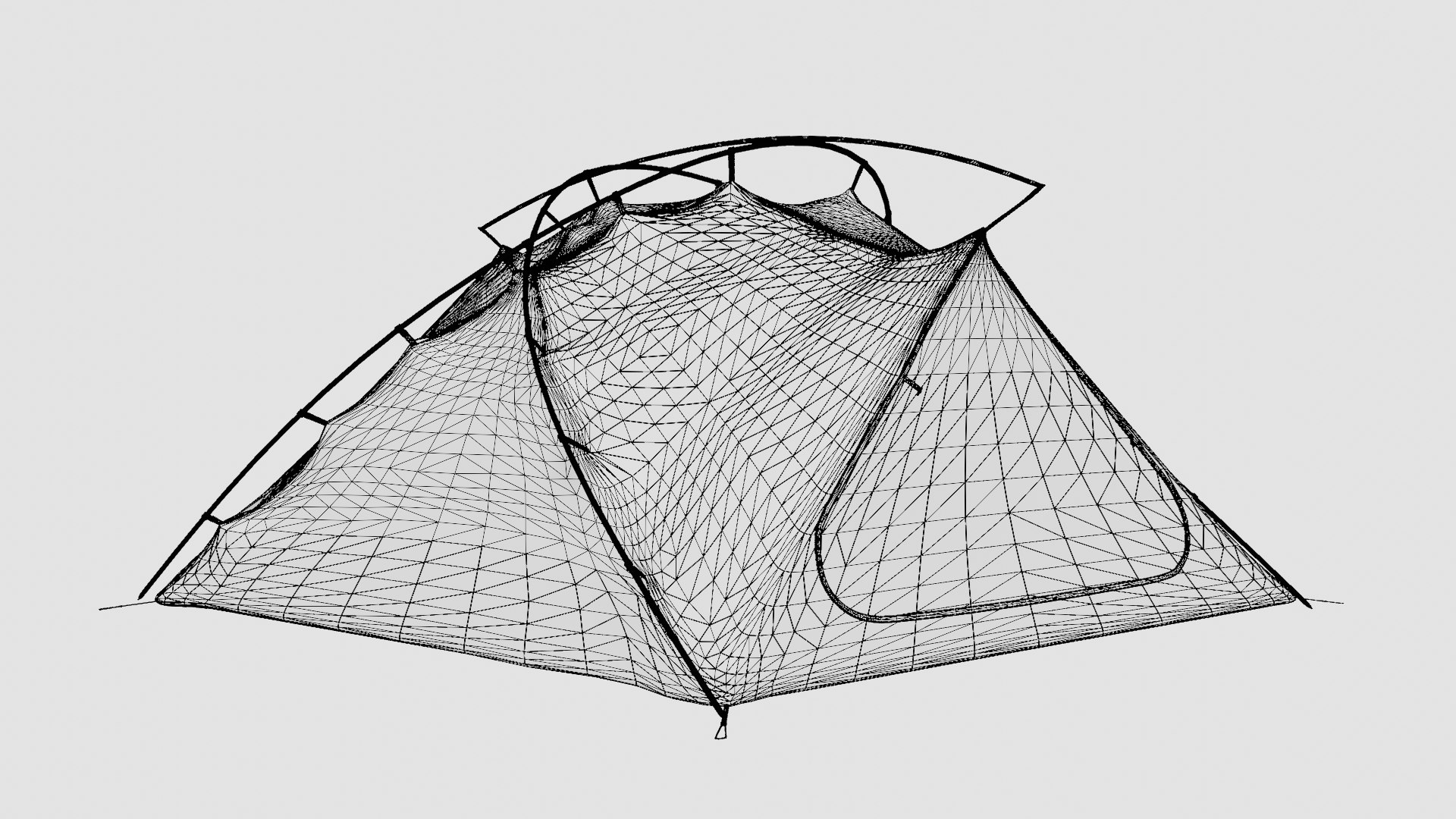 3D Tent Model - TurboSquid 2342447
