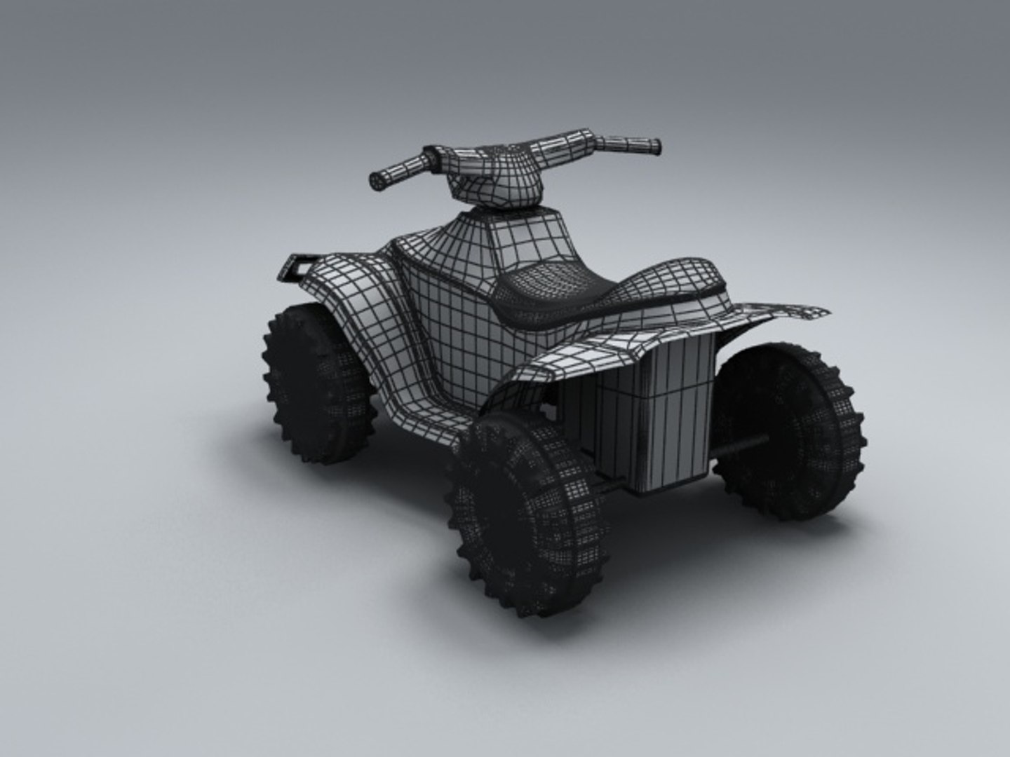 Toy Atv 3d Model
