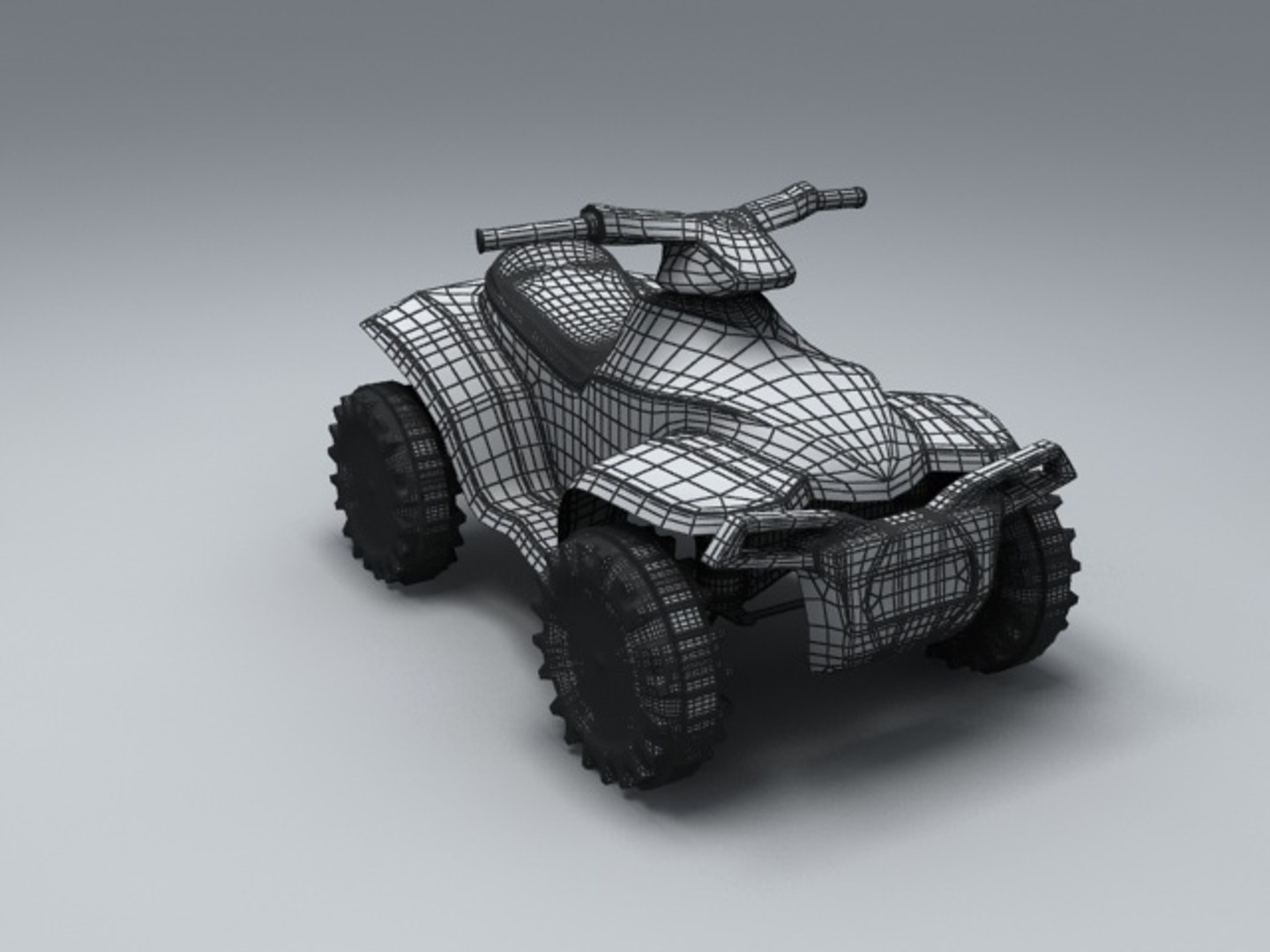 Toy Atv 3d Model
