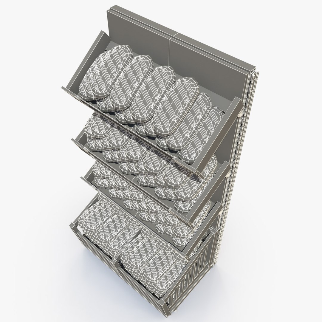 rack bread 3d model