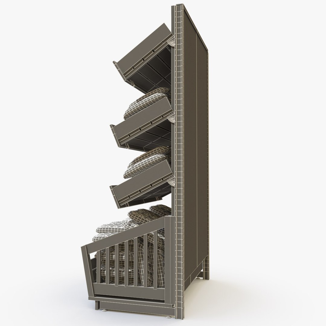 rack bread 3d model