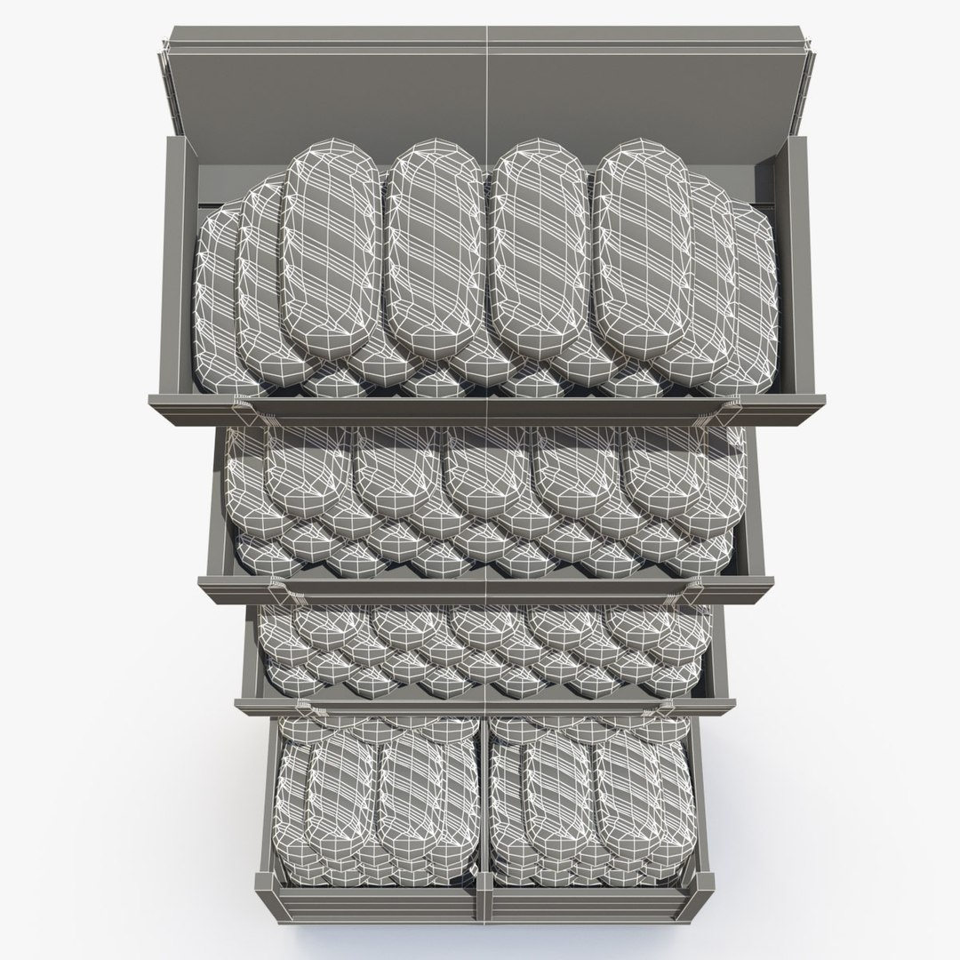 rack bread 3d model