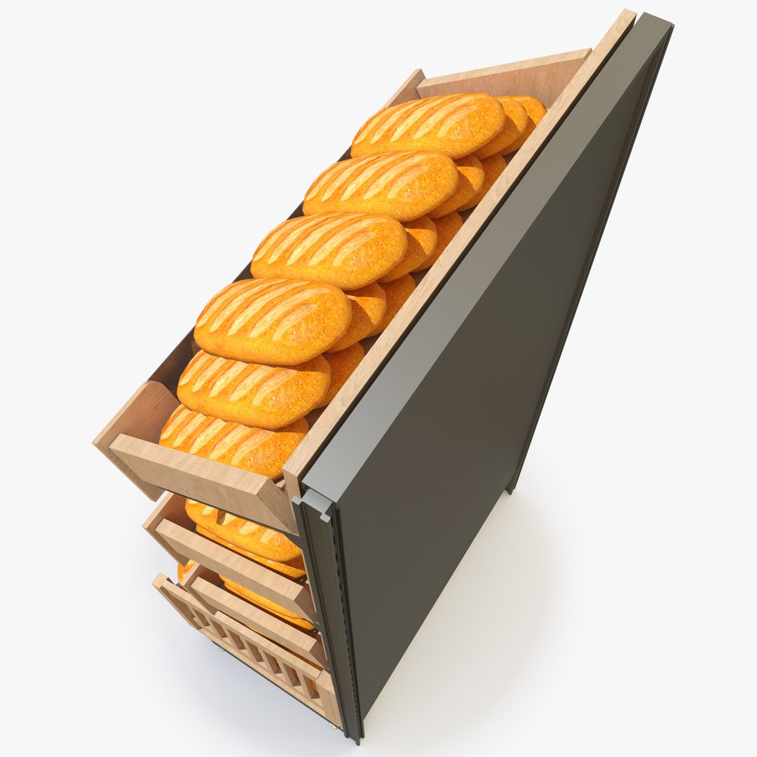 rack bread 3d model