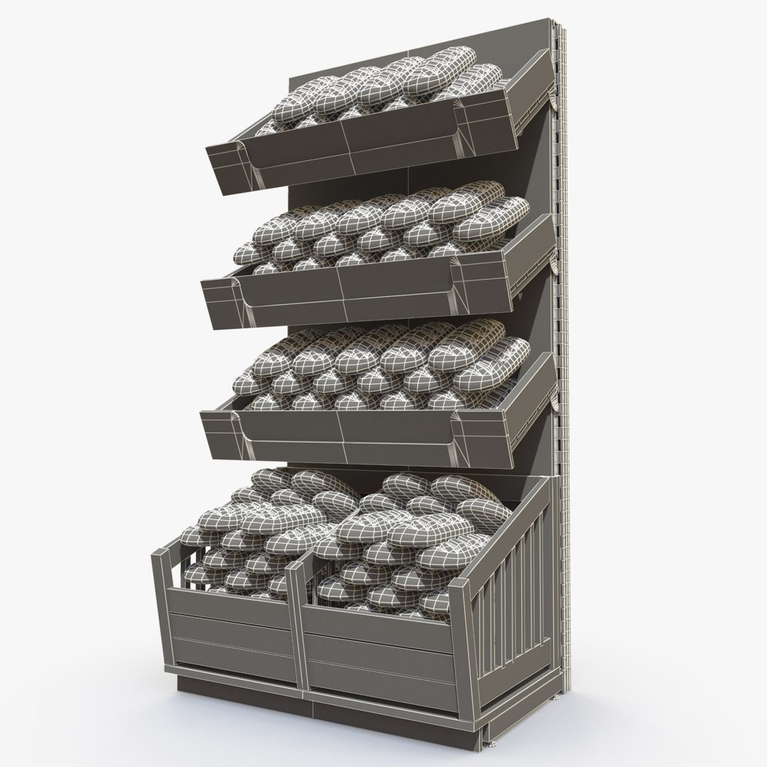 rack bread 3d model