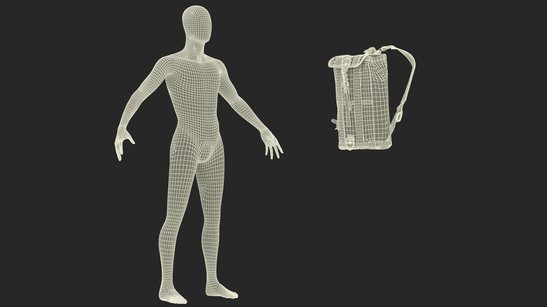 3D Tactical Military Parachute Backpack Worn Green - TurboSquid 2079639