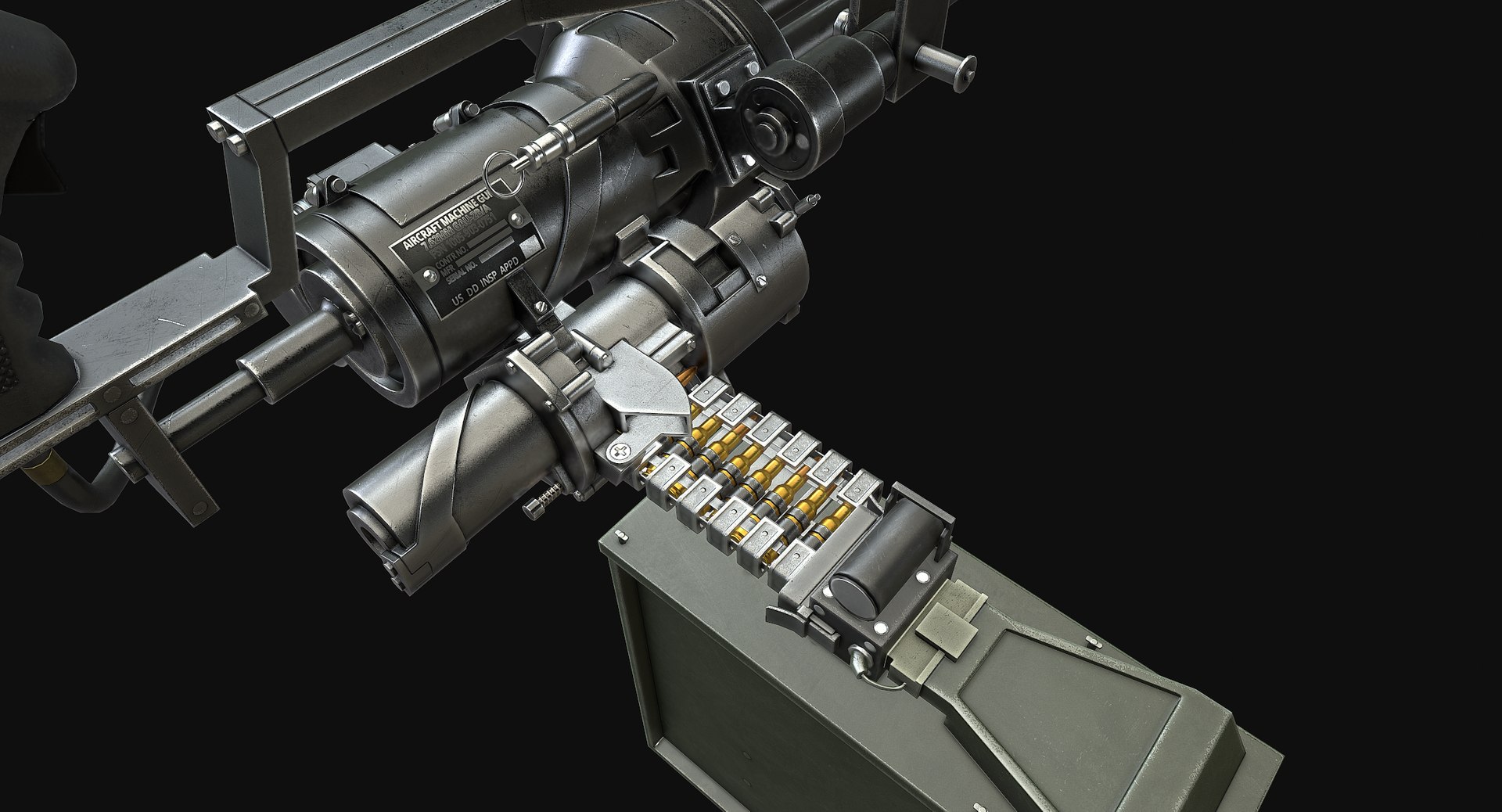 Minigun Asset Polys Max