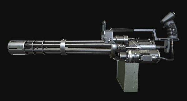 minigun asset polys max