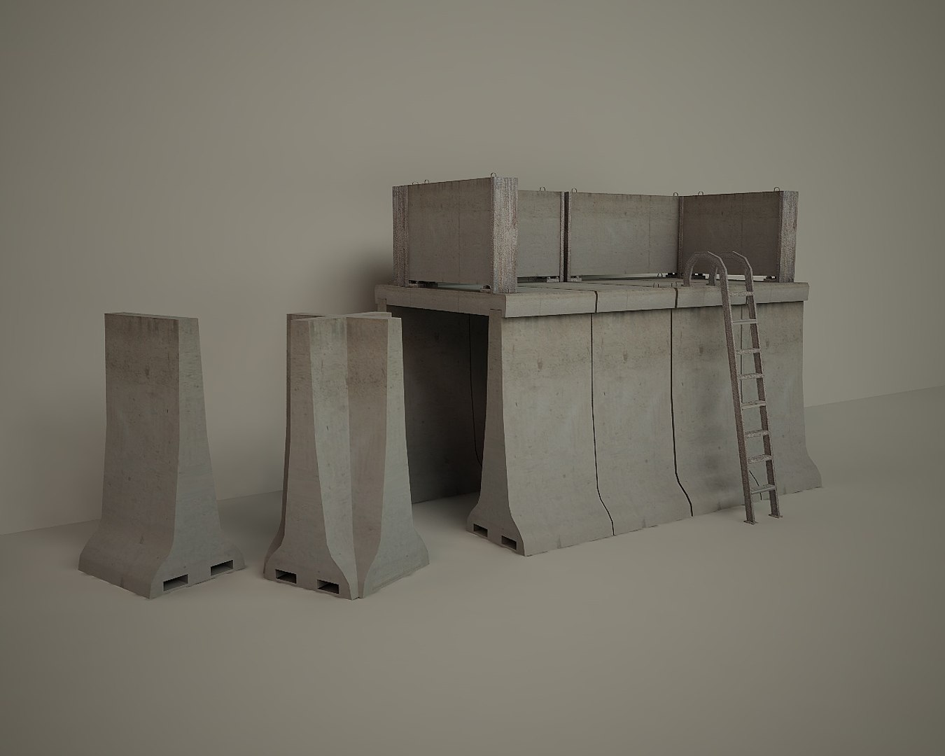 Fortification Military 3D Model - TurboSquid 1373517