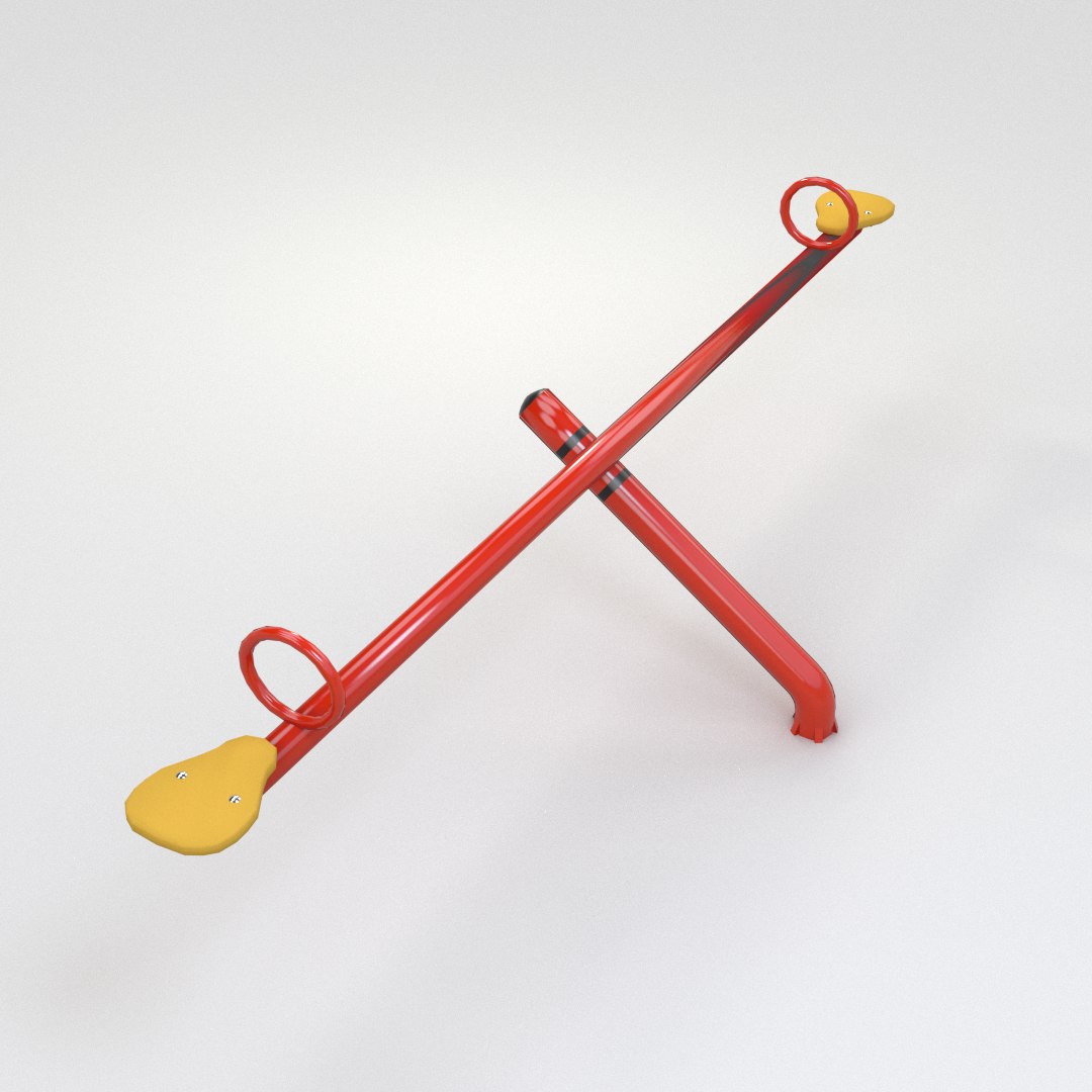 3d seat teeter model
