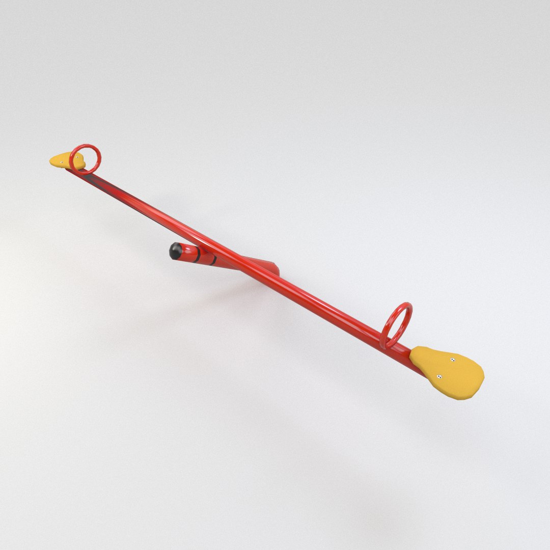 3d seat teeter model