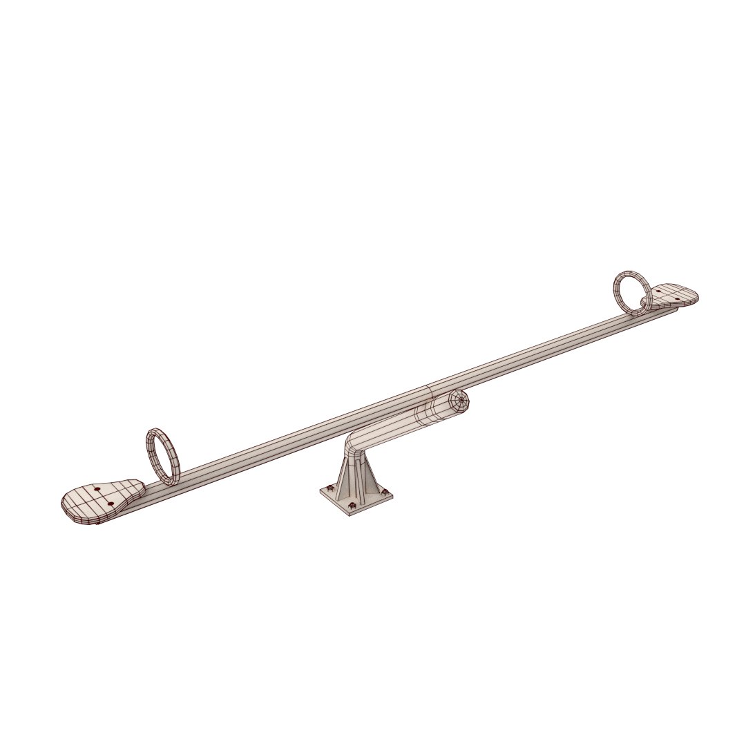 3d seat teeter model