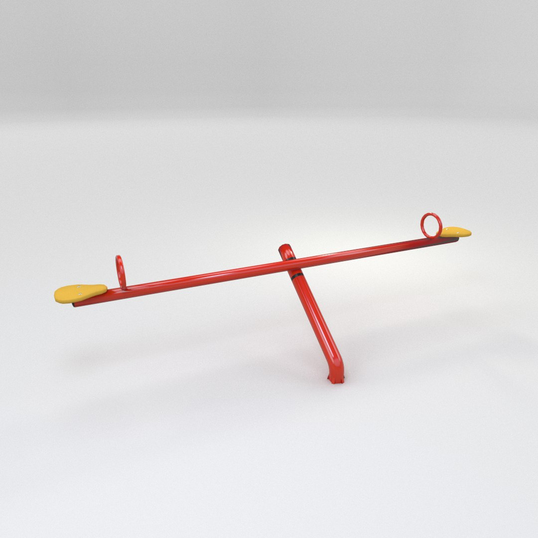 3d seat teeter model