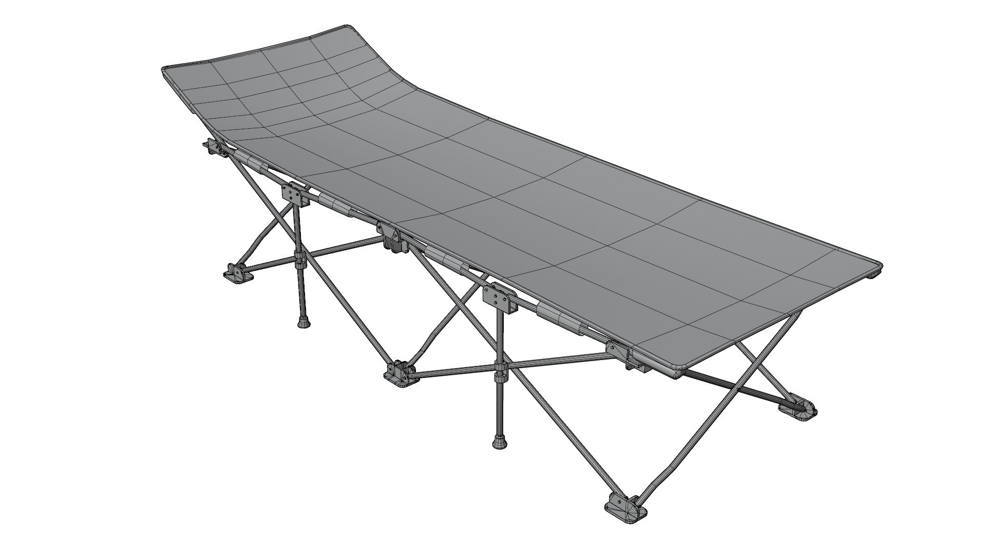 Folding Cot 3D Model - TurboSquid 1875013
