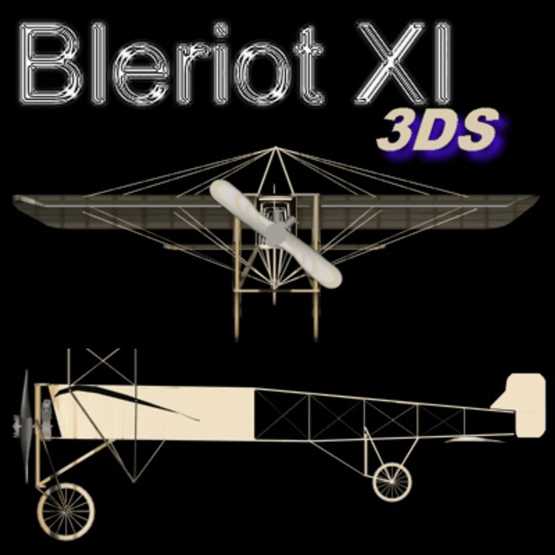 3d Model French Bleriot Xi
