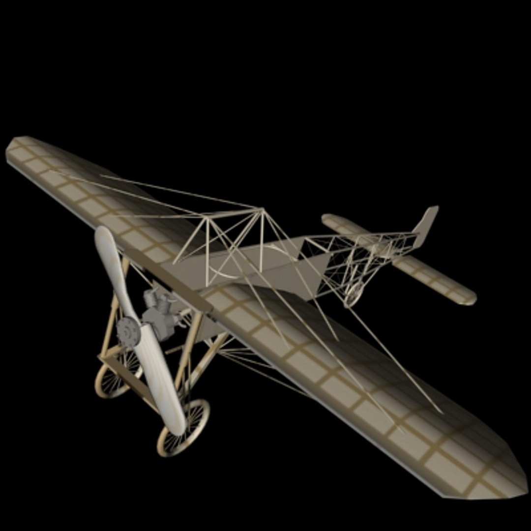 3d Model French Bleriot Xi