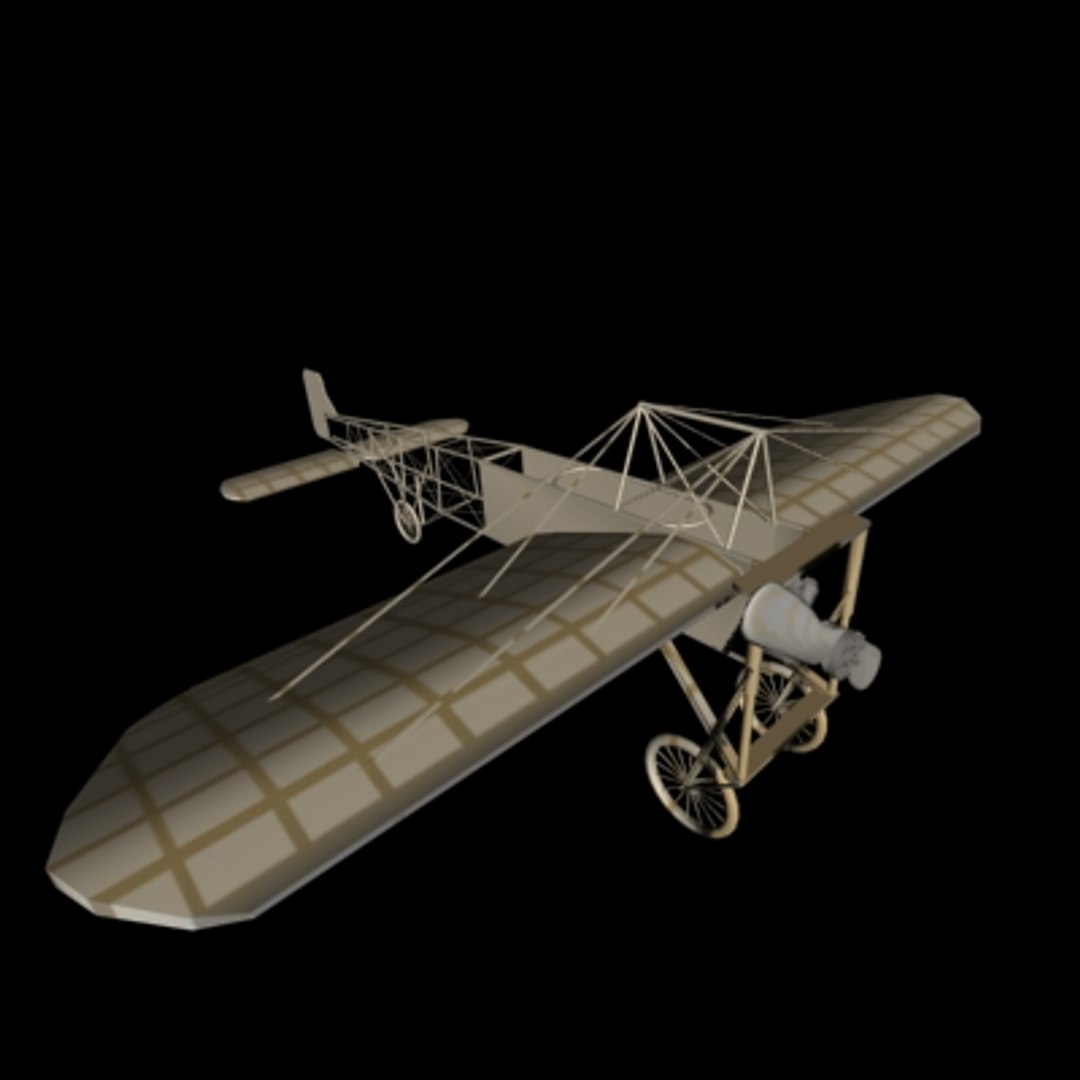 3d Model French Bleriot Xi