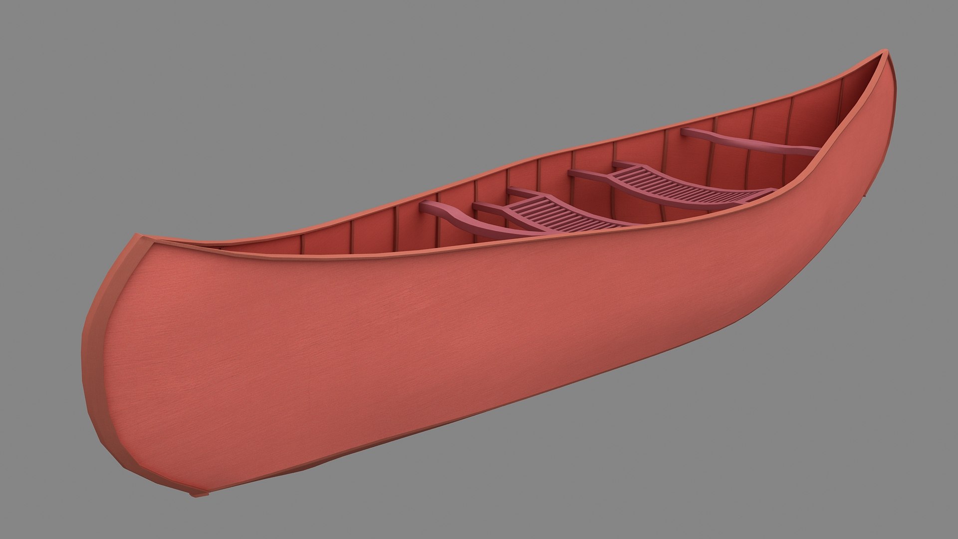 Wood Dinghy Boat Model - TurboSquid 2372507