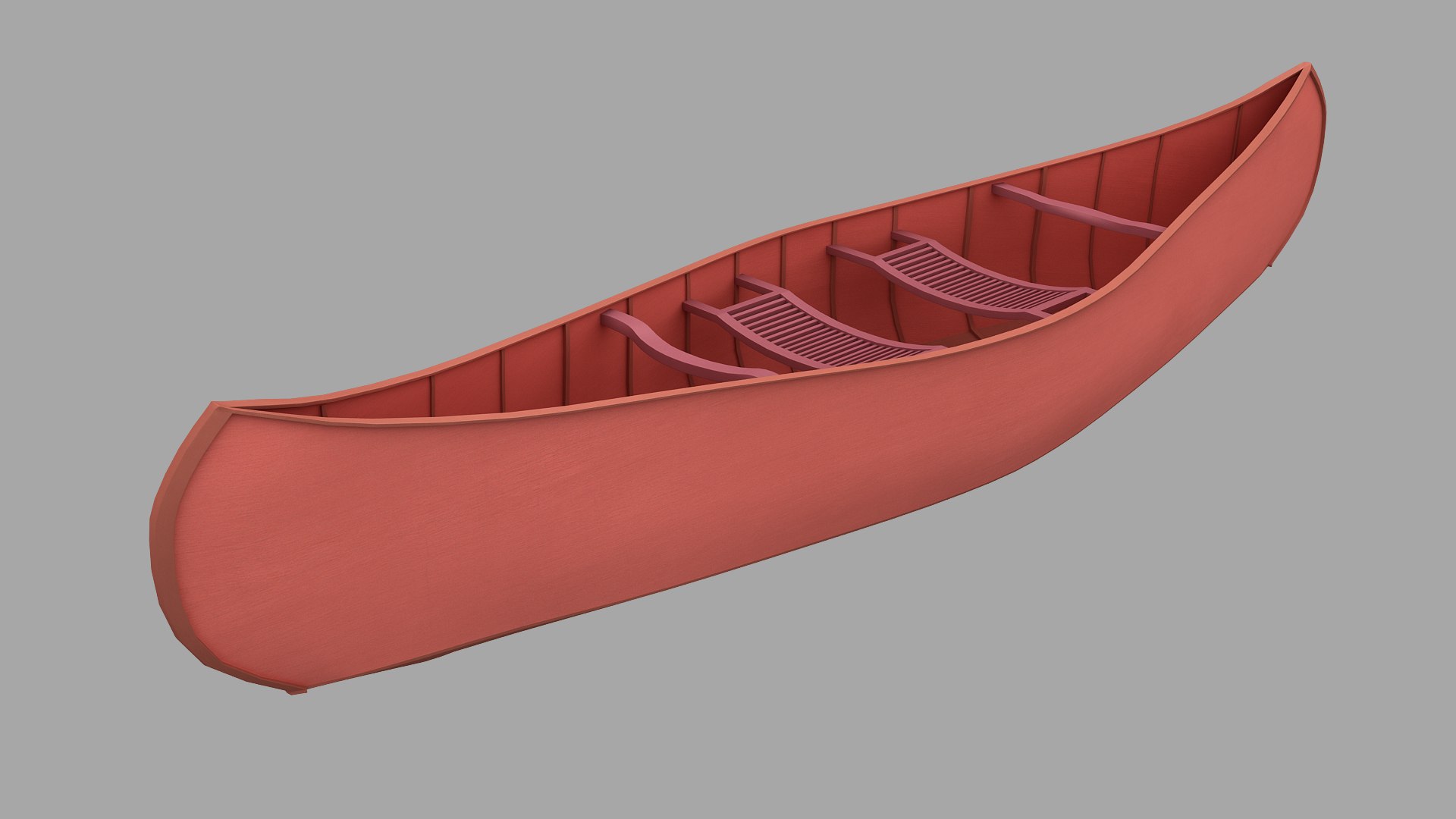 Wood Dinghy Boat Model - TurboSquid 2372507