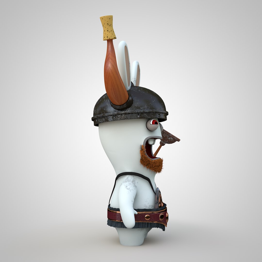 3D Rabbit Viking Model - TurboSquid 1417633
