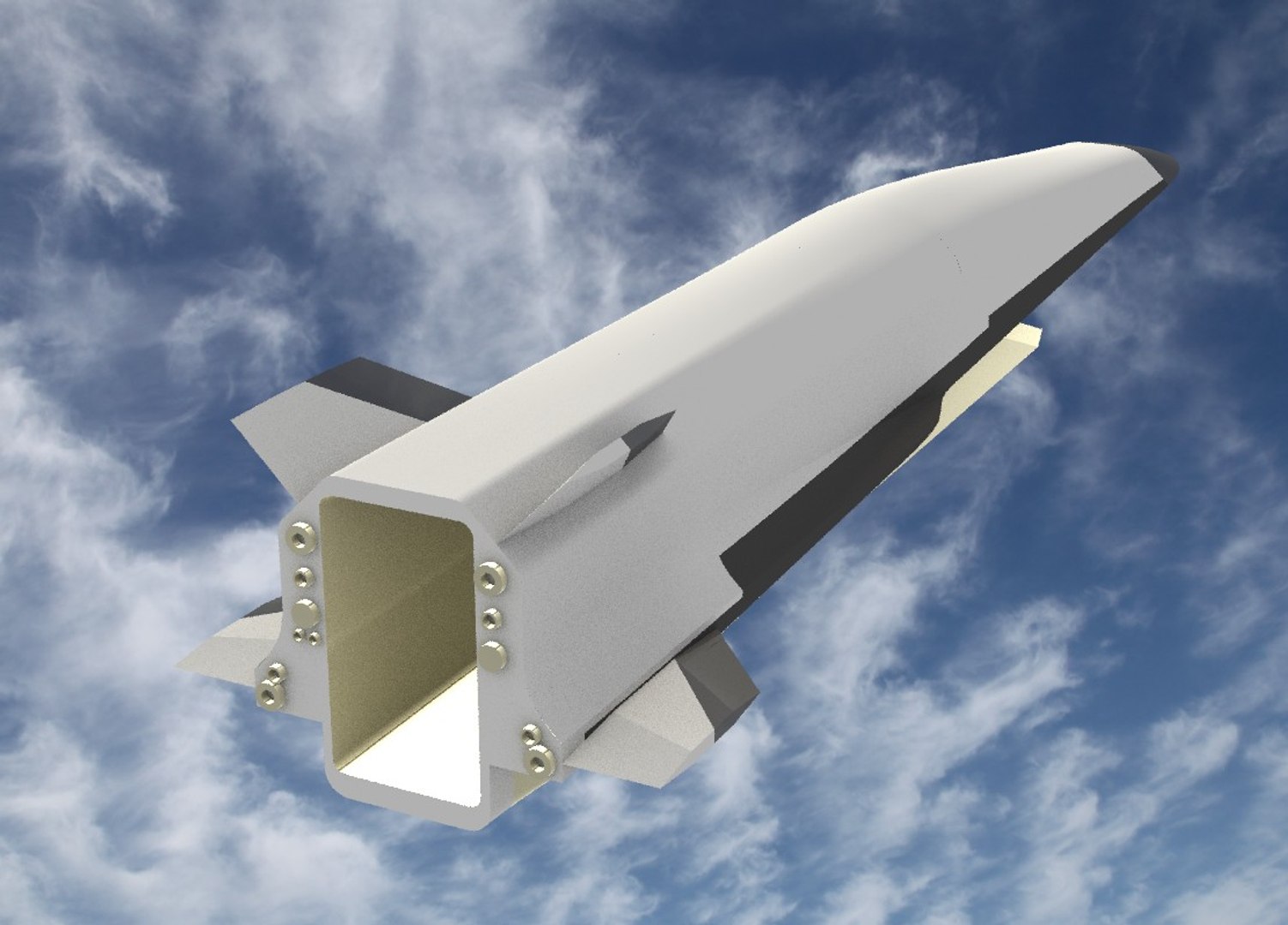 X-51a Waverider 3d Model