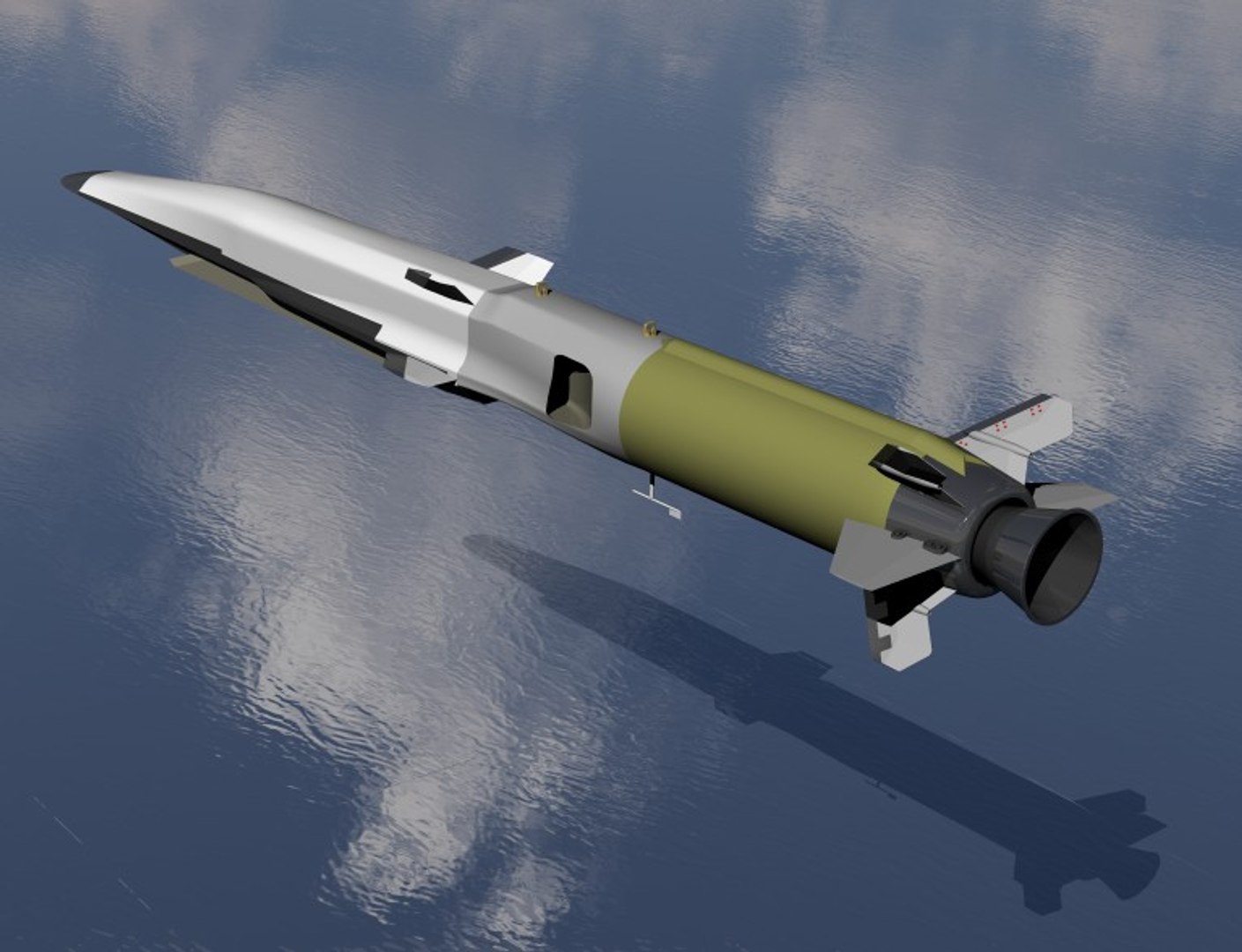 X-51a Waverider 3d Model
