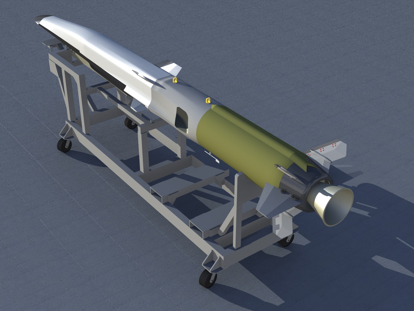 X-51a Waverider 3d Model